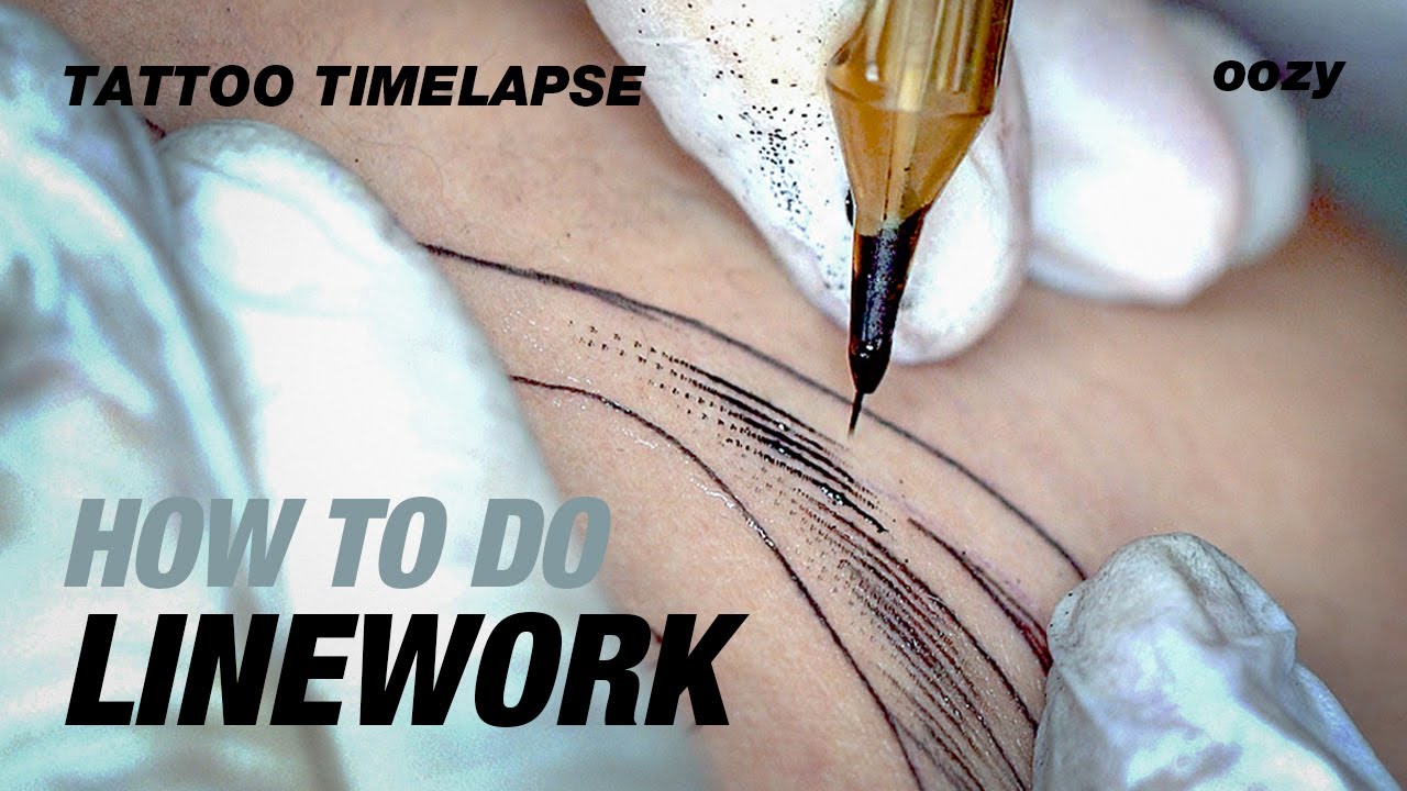 CLEAN LINE TATTOO WORK [OOZYTATTOO] - YouTube