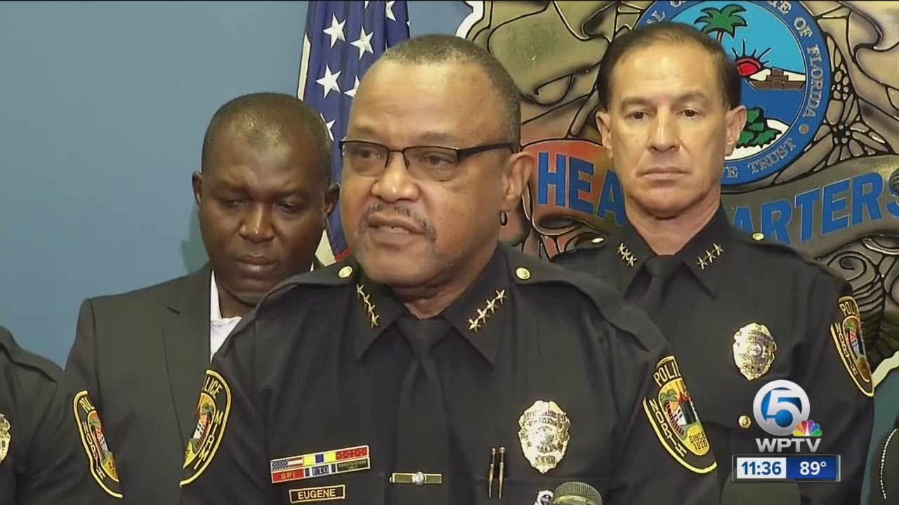 North Miami police hold news conference after unarmed man shot - YouTube