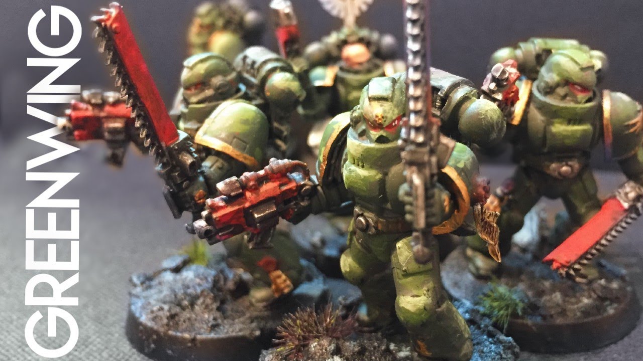 How to Paint Dark Angels Greenwing - YouTube