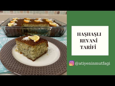 HAŞHAŞLI REVANİ TARİFİ | REVANİ TARİFİ |  #haşhaşlırevani #revani #revaniterifi