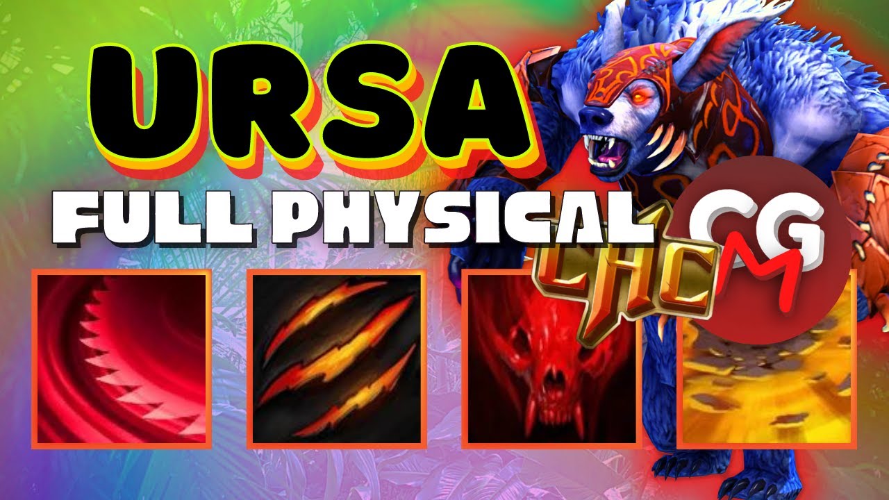 FULL PHYSICAL URSA | REND + FURY SWIPES | CUSTOM HERO CLASH DOTA 2 ...