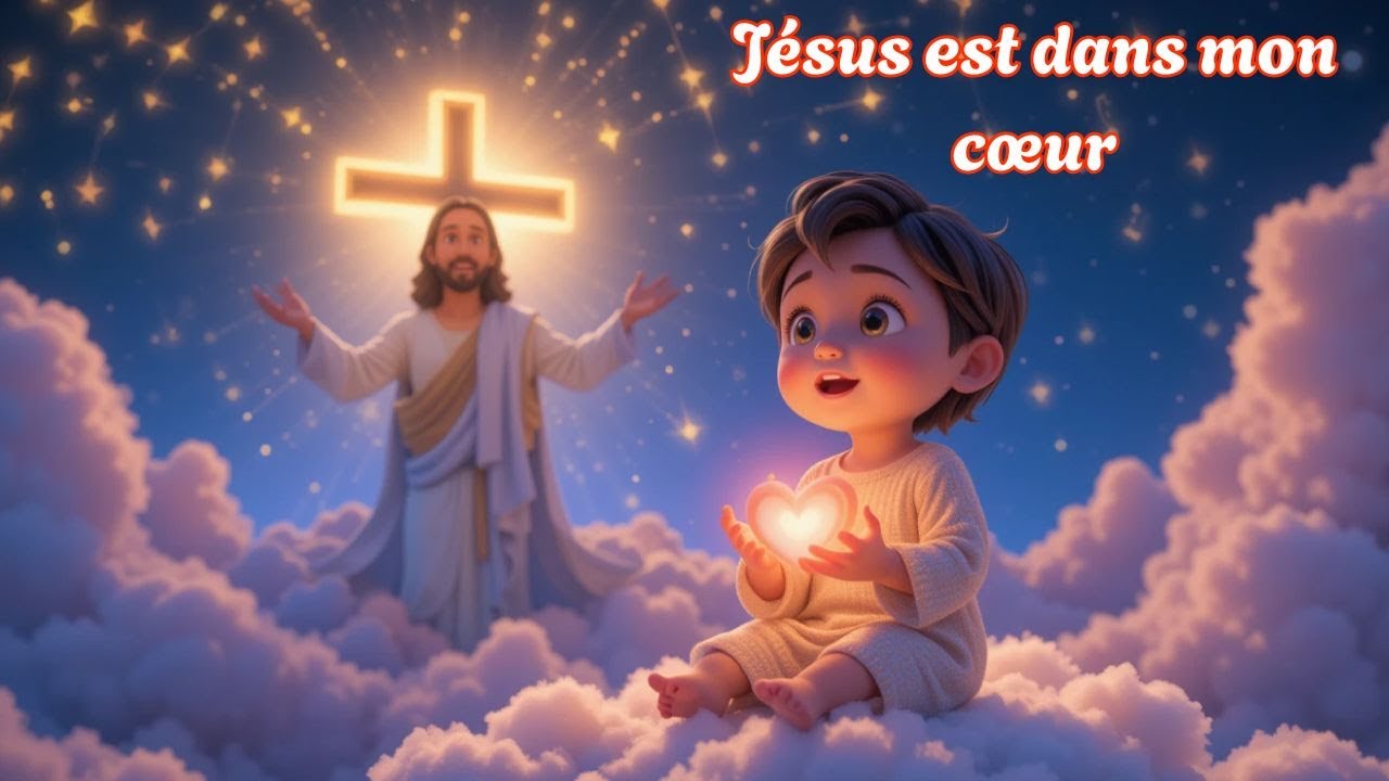 Jésus est dans mon cœur 💛 ️| Chant chrétien pour enfants 🎶 - YouTube