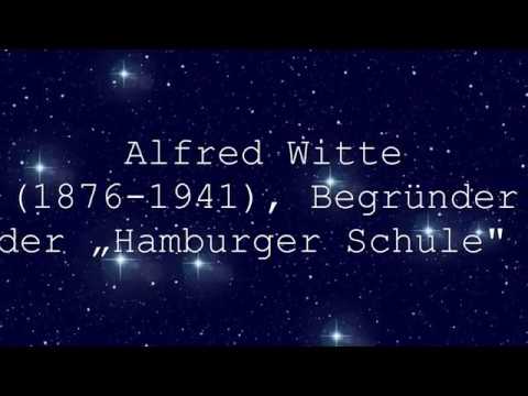 Alfred Witte 1876 -1941, Begründer der „Hamburger Schule - YouTube