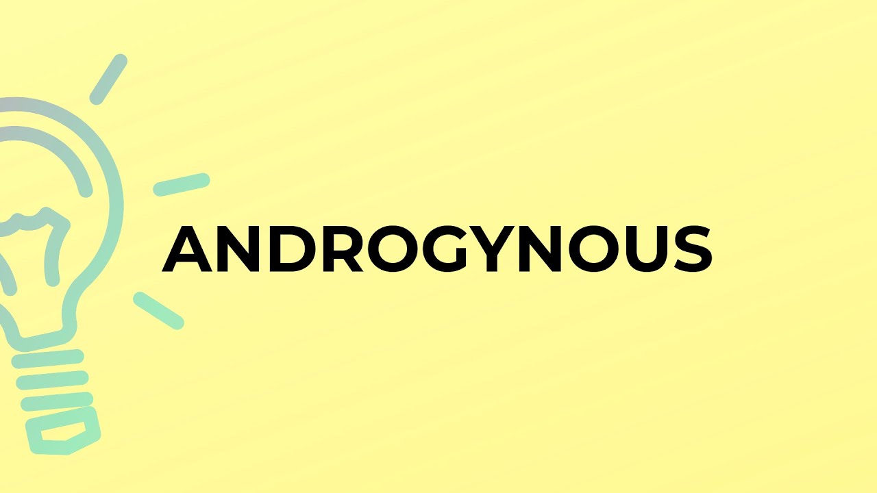 What is the meaning of the word ANDROGYNOUS? - YouTube