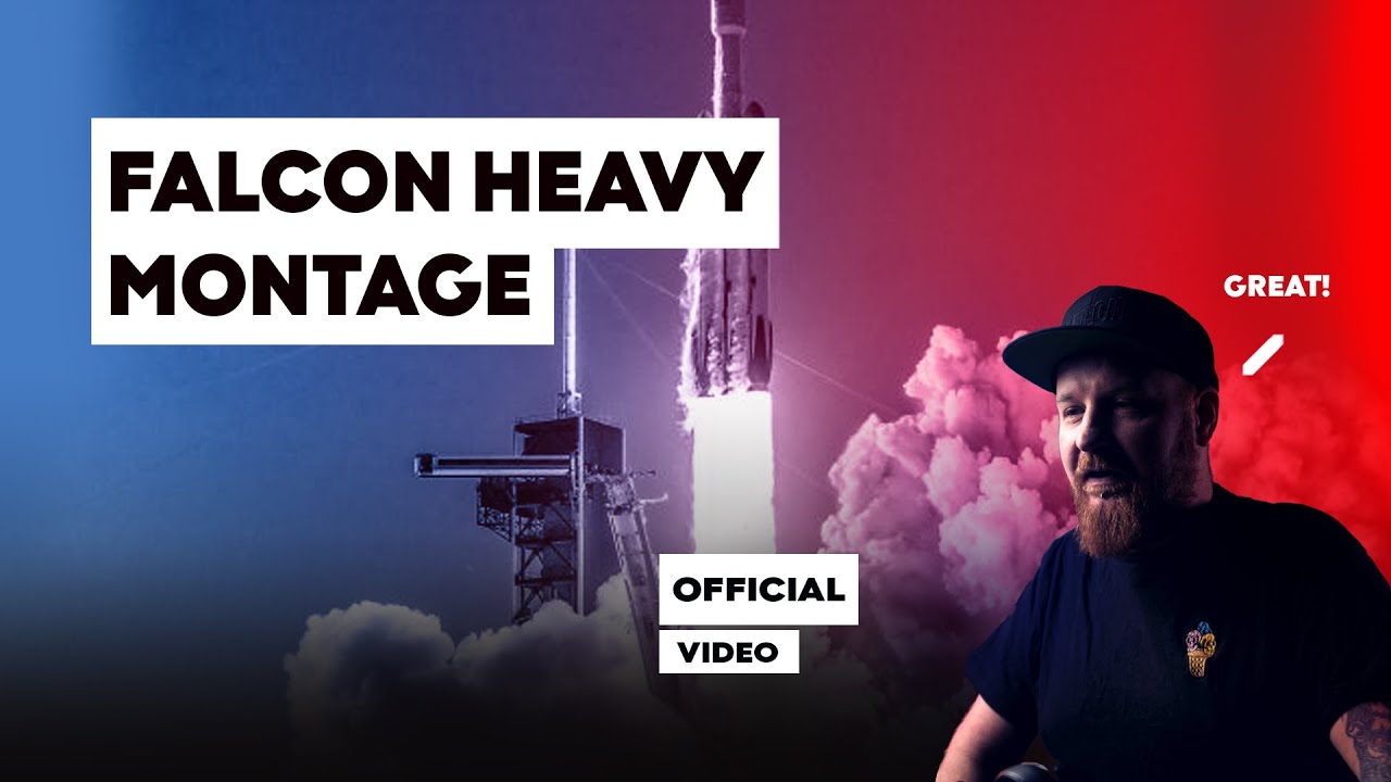 so Inspirational - Falcon Heavy Montage Reaction - YouTube