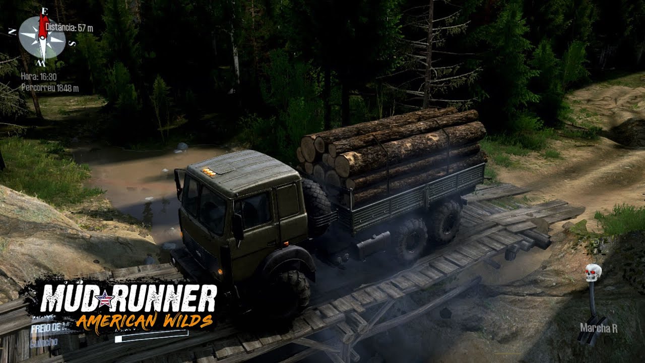 🎮|Spintires Mudrunner - TORAS DE MADEIRA ENTREGA SERRARIA #setupbaixo #mudrunnermods #mudrunner ...
