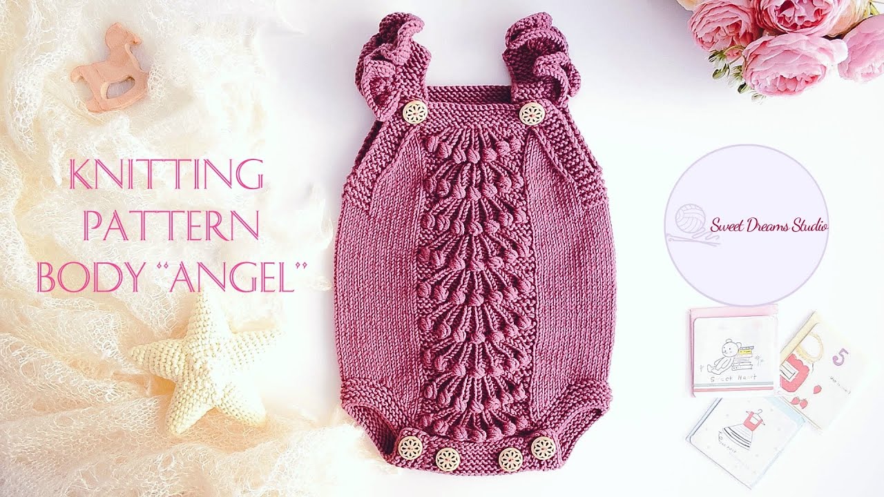 KNITTING PATTERN Baby Body "ANGEL" / 4 sizes (review) - YouTube