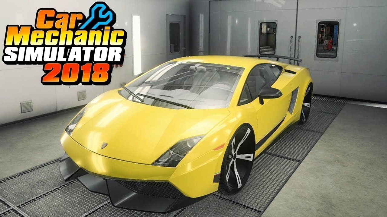 REPAIRING MY DREAM LAMBORGHINI IN ( MACHINE SIMULATER) - YouTube