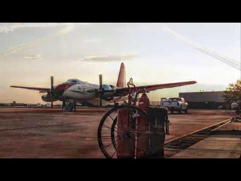 Lockheed Neptune P2V Fire Fighting Air Tanker - YouTube