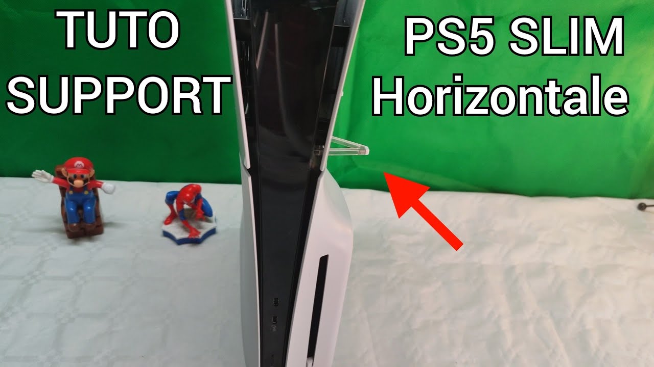 TUTO - Mettre la PS5 Slim en Horizontal à l'aide du Support - YouTube