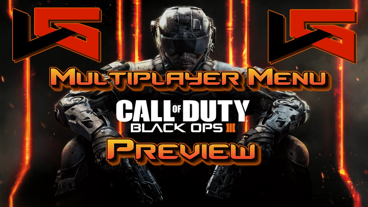 First Look At Black Ops 3 Multiplayer Menu - YouTube