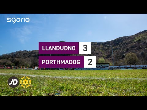 Uchafbwyntiau ac ymateb | Llandudno 3-2 Porthmadog