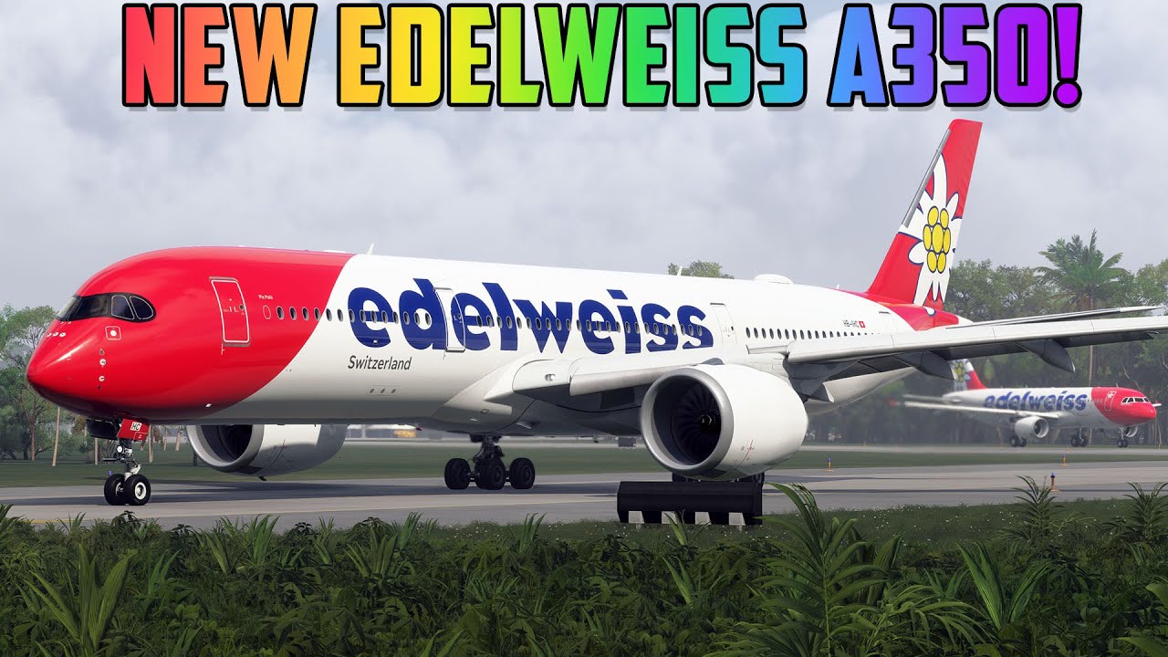 🏄 Edelweiss A350 Caribbean Hop to JAMAICA! 🟢⚫🟡 ️ MDPP MKJS ️ - YouTube