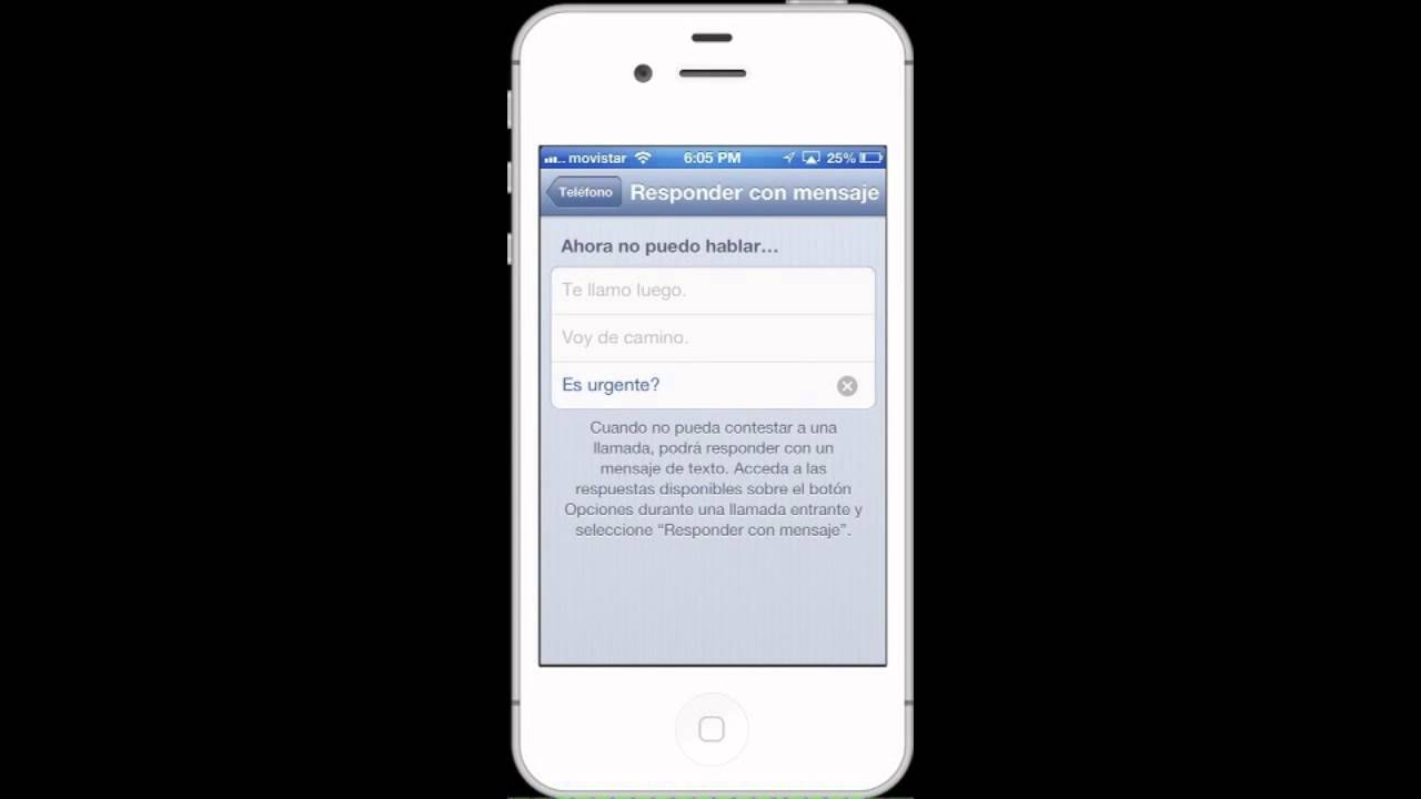 Opciones de iOS para Rechazar Llamadas Entrantes - YouTube