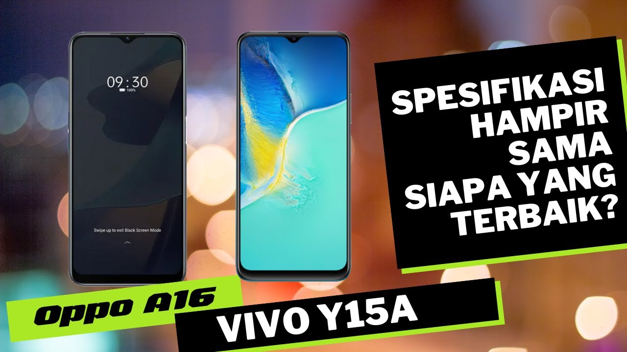 Oppo A16 vs Vivo Y15a - YouTube
