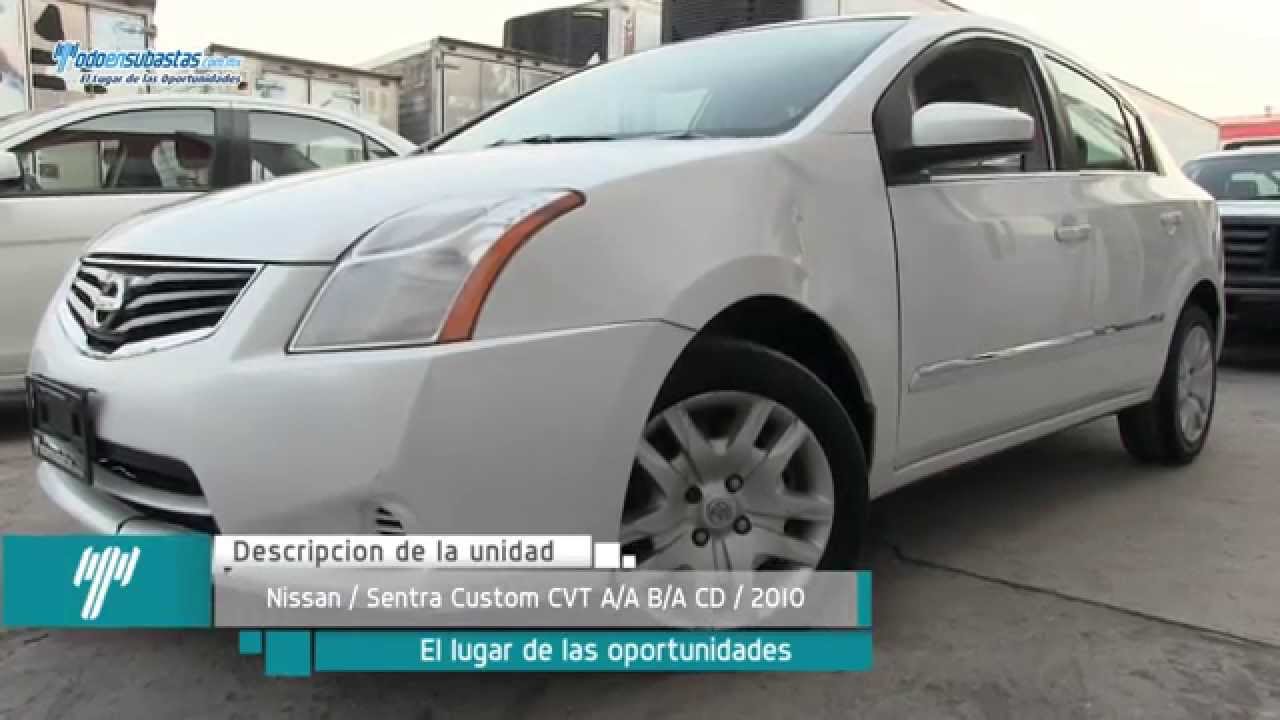 Nissan / Sentra Custom CVT A/A B/A CD / 2010 - YouTube