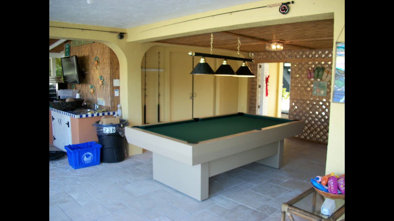 All weather outdoor pool table 2000 series video - YouTube
