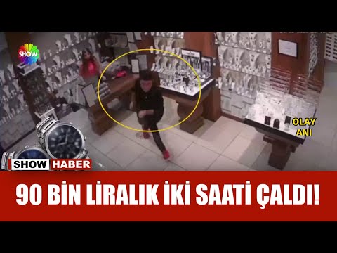 Baktı, taktı, çalıp kaçtı!