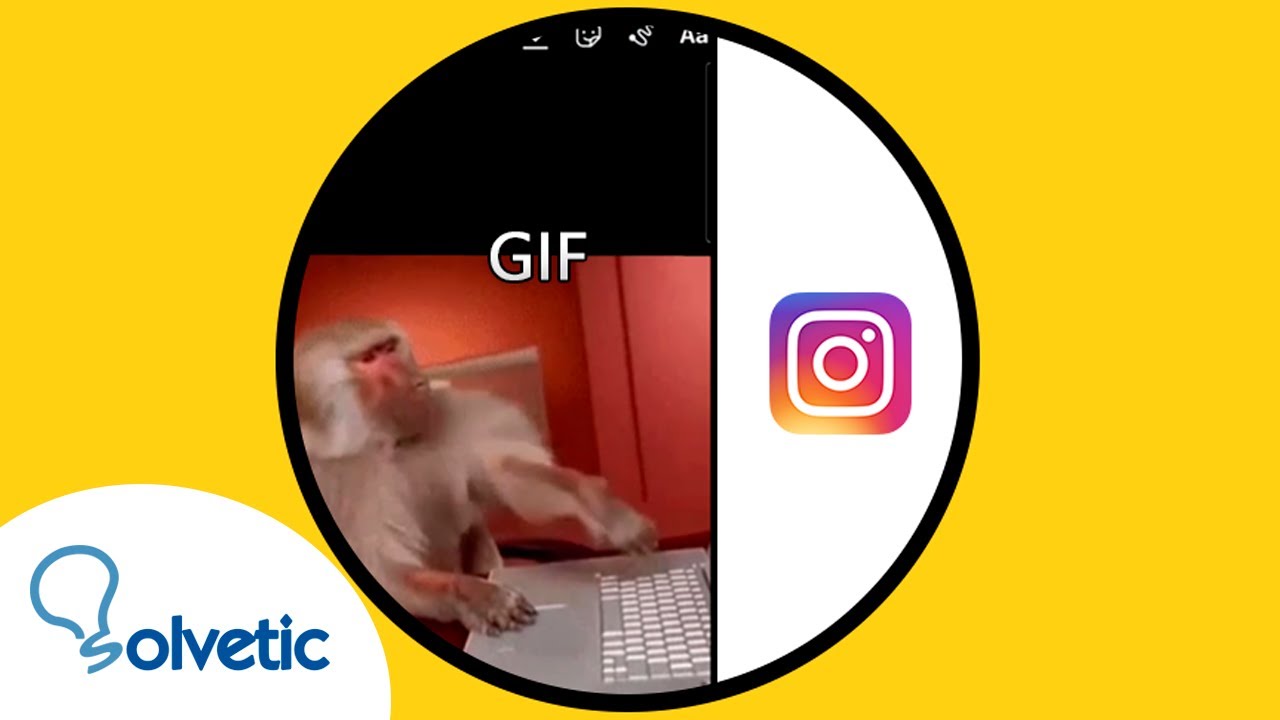 📲 🕺 Cómo SUBIR un GIF a HISTORIAS Instagram - YouTube