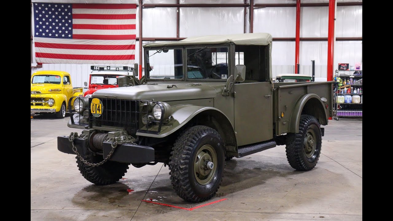 1953 Dodge M37 Military Truck For Sale - Walk Around - YouTube