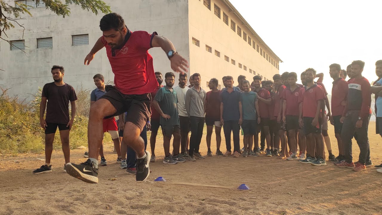 Long Jump 4 meters Technics Practice For TS police Constable and Si ...