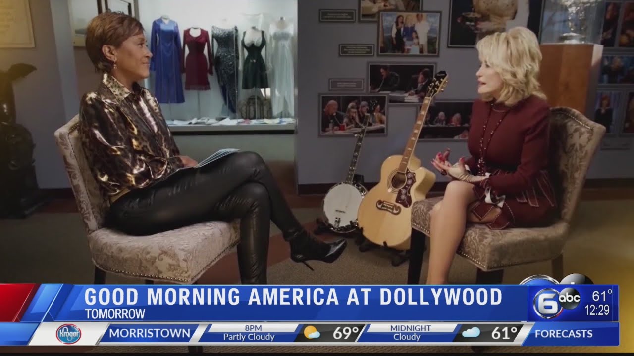 Good Morning America to broadcast live from Dollywood on Wednesday ...