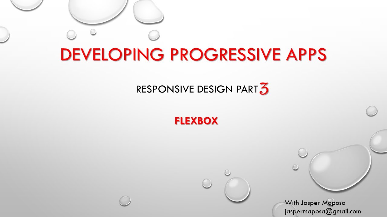 Responsive Web Design Part 3 - Flexbox - YouTube