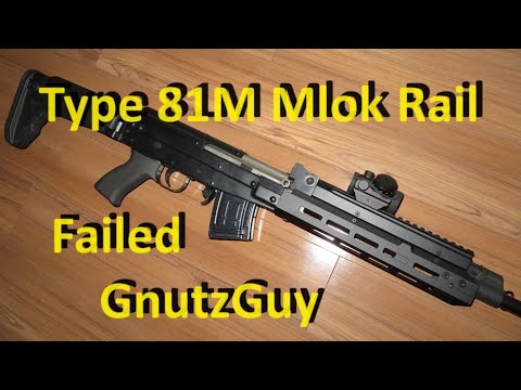 Type 81M Mlok Rail Failed. Installation also T81 LMG. Not recommended ...