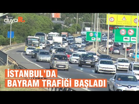 İstanbul'da bayram trafiği başladı