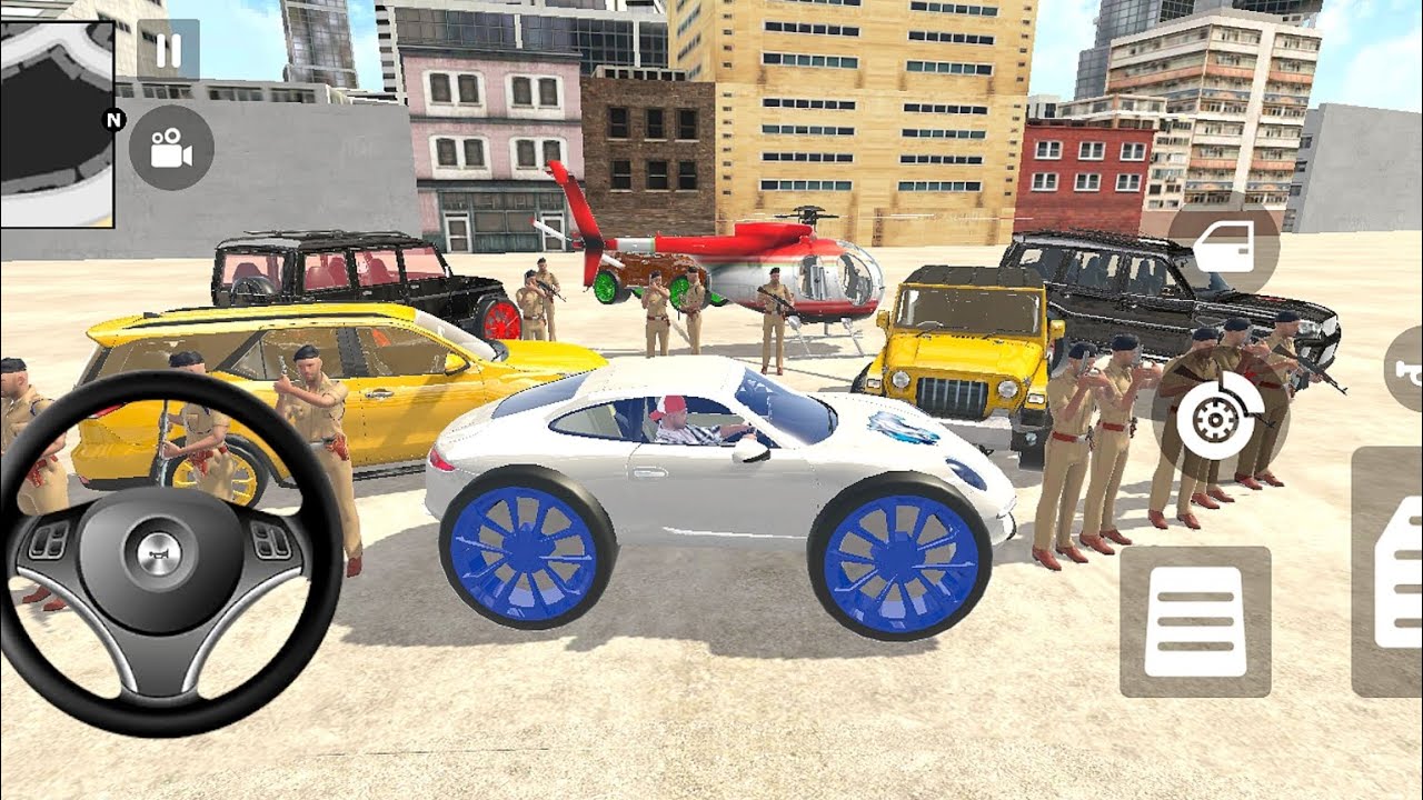 Franklin Vehicle Collection 🤩 Indian Theft Auto 🎯 Helicopter Thar ...