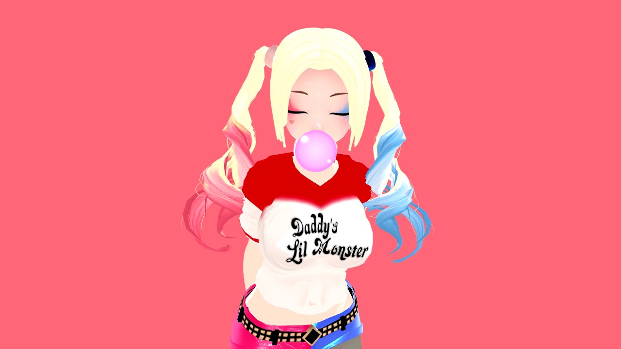 [MMD] Blowing Bubble Gum (+Motion DL) - YouTube