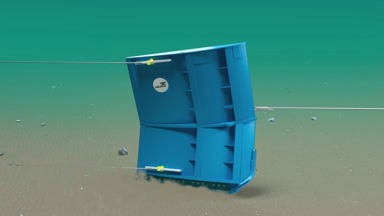 Front adjustments of Type 12 semi pelagic trawl door - YouTube