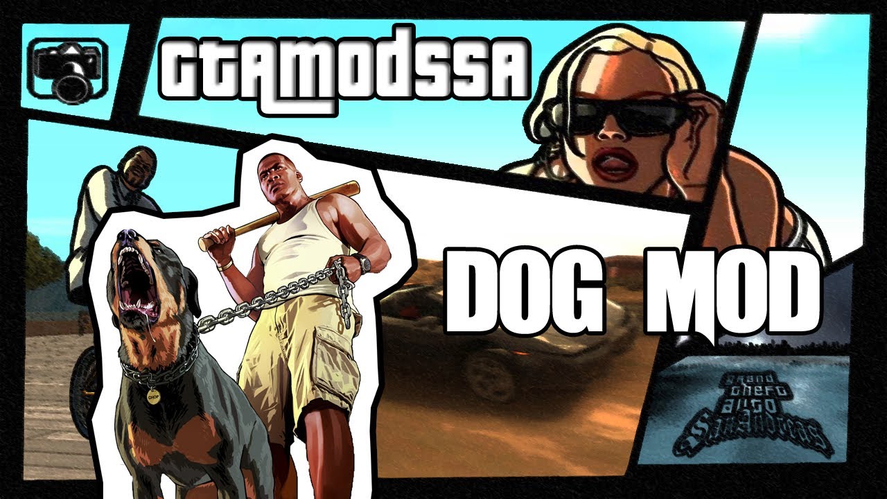 GTAModsSA || Dog Mod || GTA V - Franklin Dog || Mod* || HD - YouTube