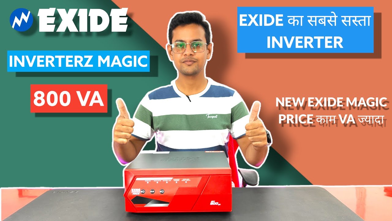 Exide Inverterz magic 800 VA || 2023 latest model Inverter - YouTube