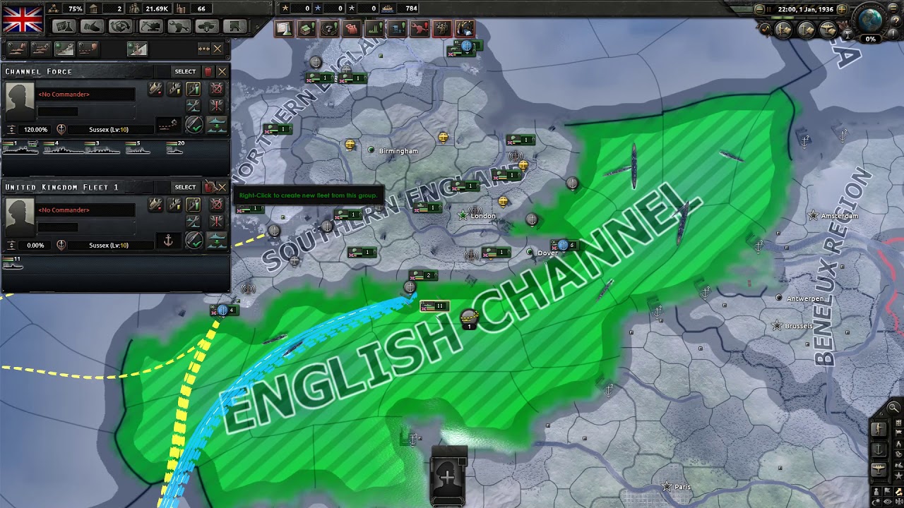 HOI 4 Multiplayer Guide - Trade Interdiction New Zealand Part 1 - YouTube