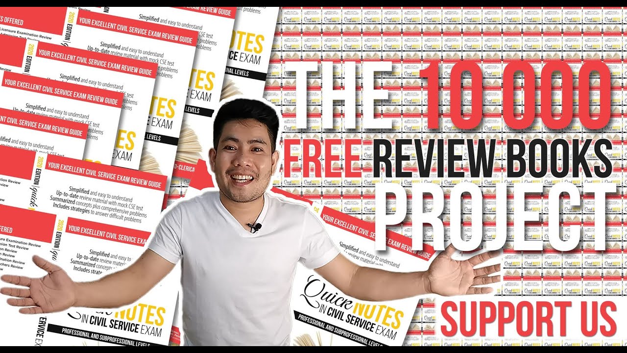 10,000 FREE REVIEW BOOKS PROJECT - YouTube