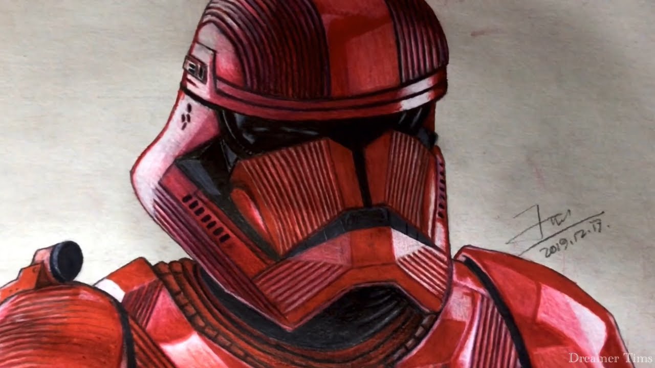 Drawing Red Jedi —Star War：The Rise of Skywalker ｜彩繪星球大戰：天行者崛起的紅色武士 ...