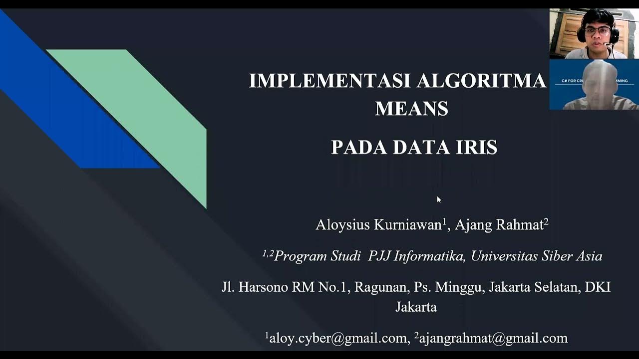 IMPLEMENTASI ALGORITMA K-MEANS PADA DATA IRIS | Rapid Miner | UAS Presentasi Data Mining - UNSIA ...