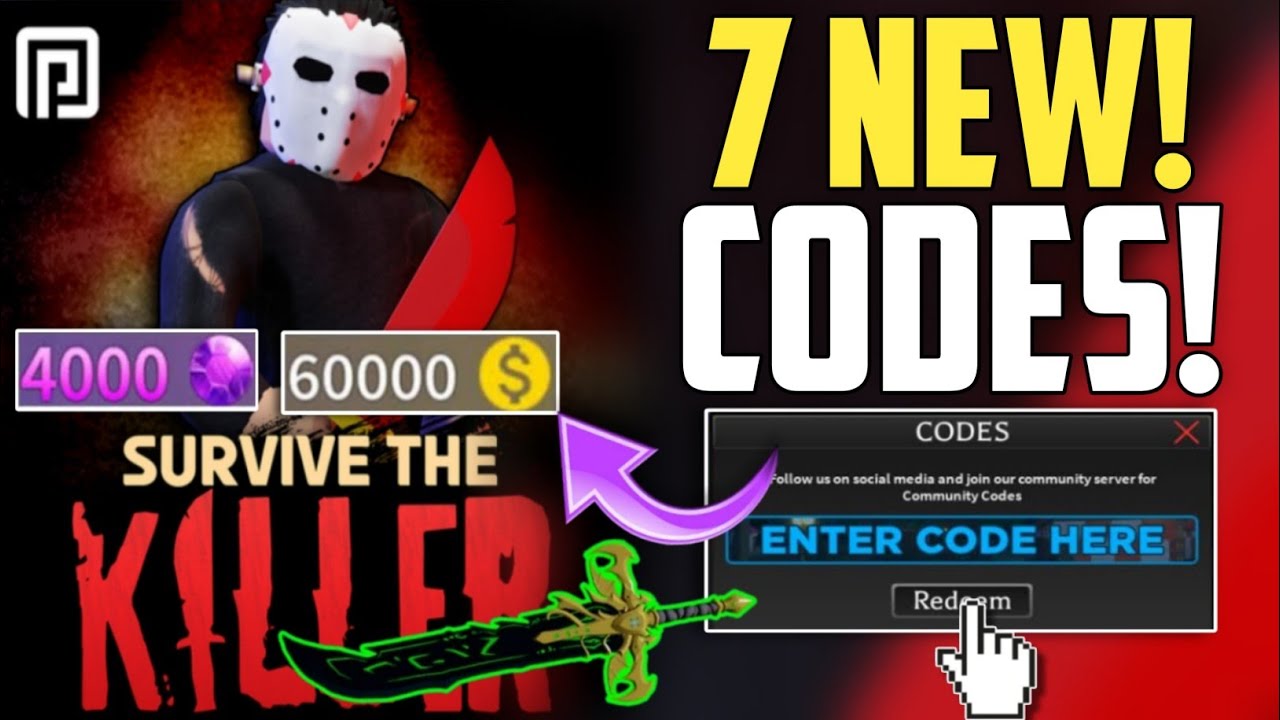 *NEW* ALL WORKING CODES FOR SURVIVE THE KILLER IN APRIL 2024 - ROBLOX ...