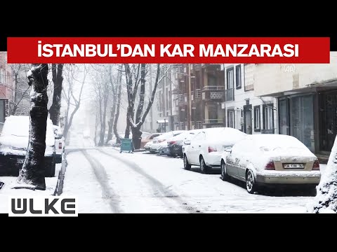İstanbul'da Kar Yağışı Etkili Olmaya Devam Ediyor
