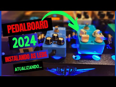 PEDALBOARD 2024|instalação das leds no board CREATION FD - YouTube