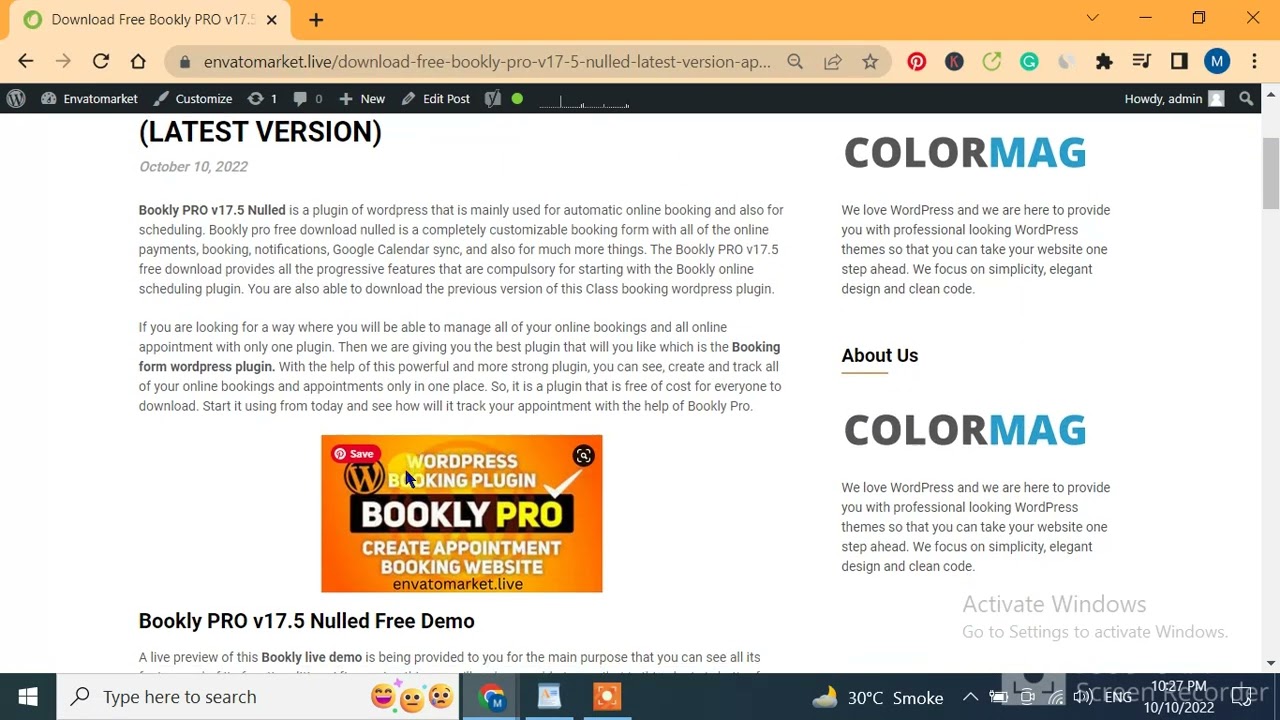 how to download bookly pro free WordPress plugin - YouTube