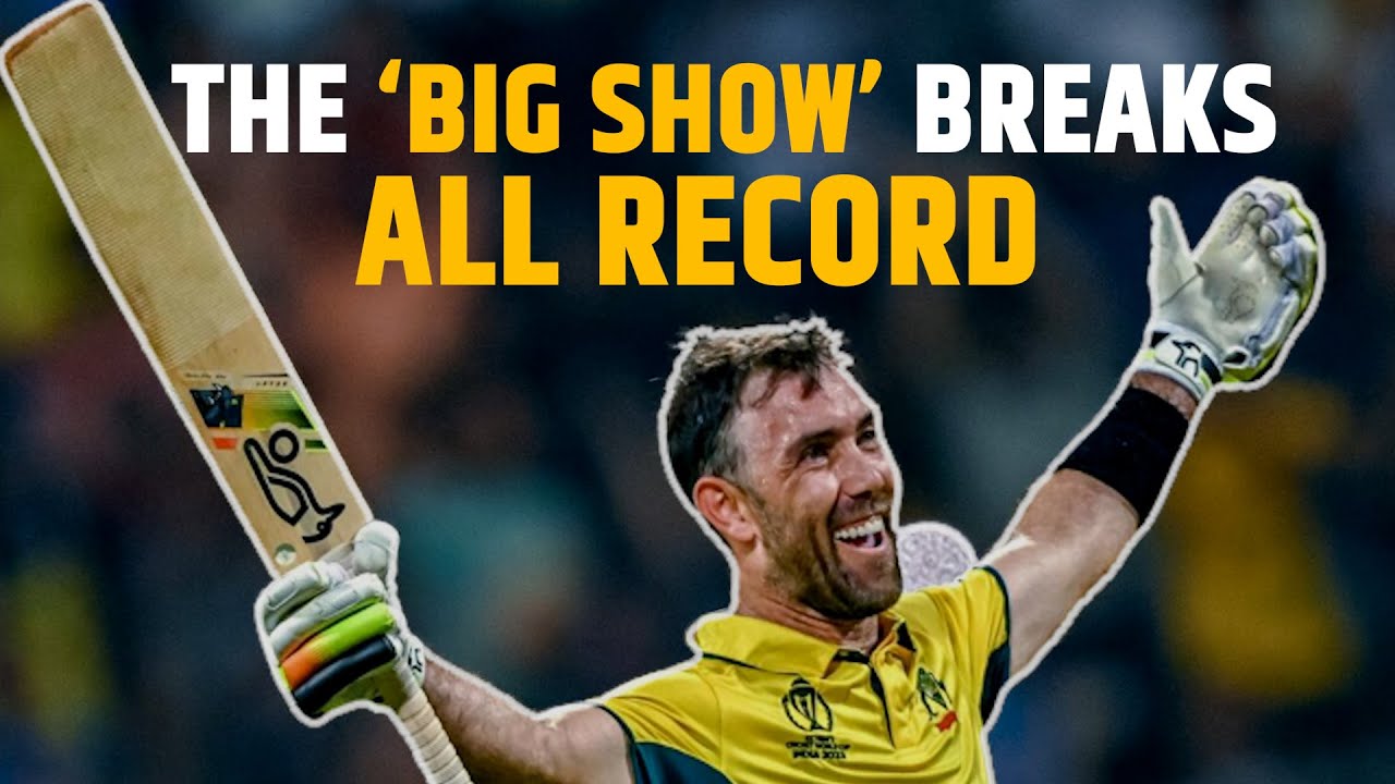 AUS vs AFG: Here Is The List Of Records Made By Glenn Maxwell During ...