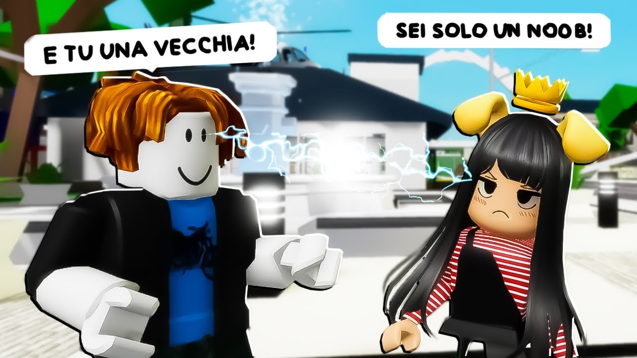 Giocatore Nuovo VS Giocatore Vecchio Su Roblox Brookhaven! - YouTube