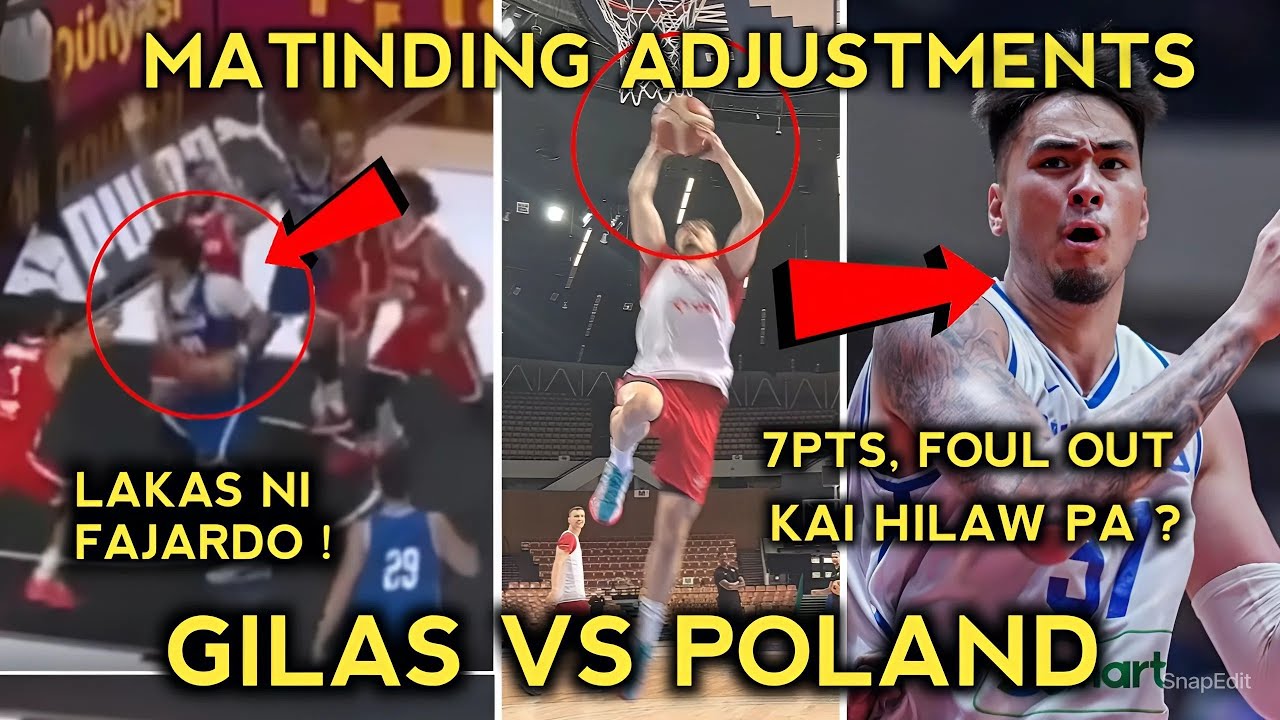 GILAS VS POLAND KASADO NA, FAJARDO PANG NBA ANG LAKAS, - YouTube