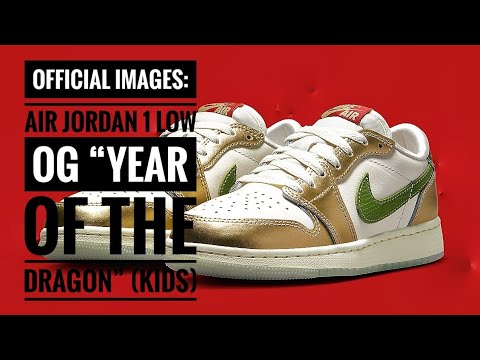 Official Images: Air Jordan 1 Low OG “Year Of The Dragon” (Kids) - YouTube