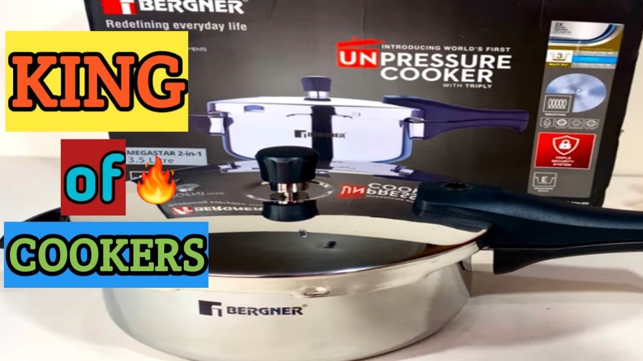 Bergner triply steel cooker review🔥| Best 3.5L Cooker | Pan Cooker ...