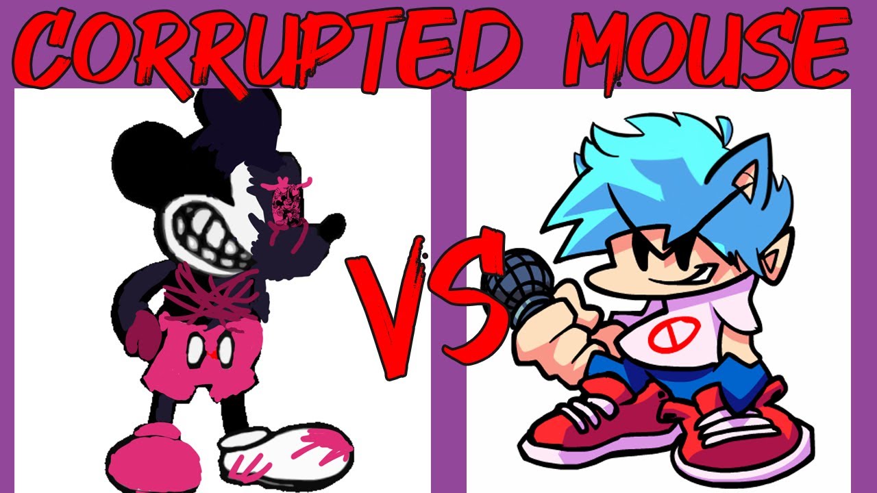 FNF: Sunday Night Suicide' -CORRUPTED Mickey Mouse VS Cat BoyFriend ...