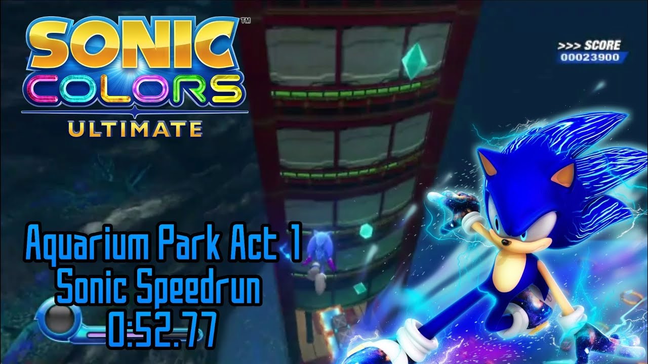 Sonic Colors Ultimate (Switch) - Aquarium Park Act 1 - Sonic Speedrun ...
