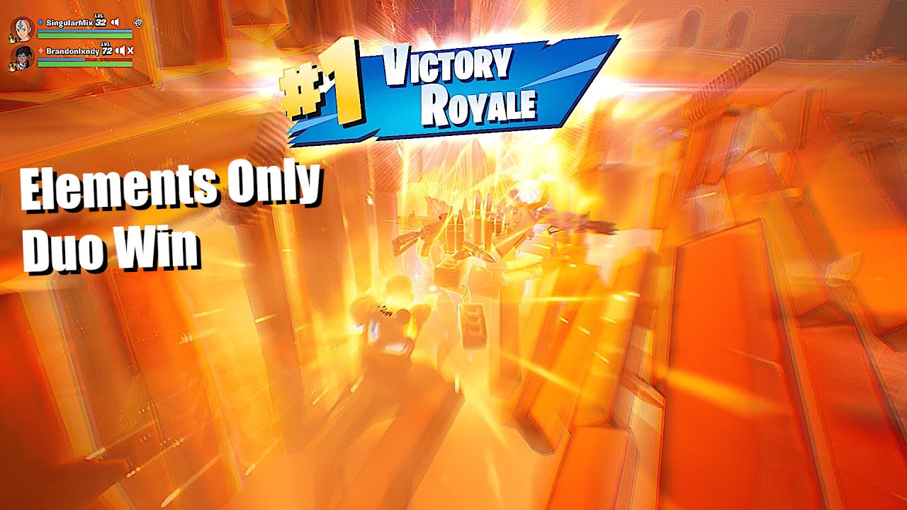 Fortnite: Bending Elements Only Duo Win {Feat. Brandon} - YouTube